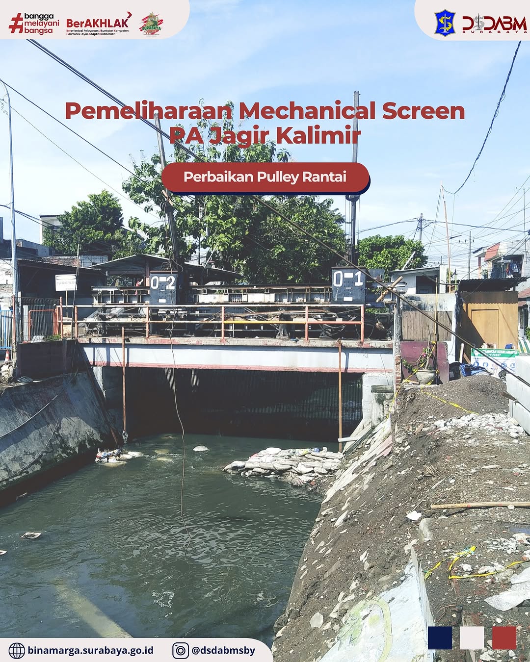 Pemeliharaan Mechanical Screen Di Rumah Pompa Jagir Kalimir, Upaya ...
